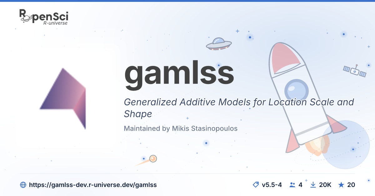 gamlss: Generalized Additive Models for Location Scale and Shape
